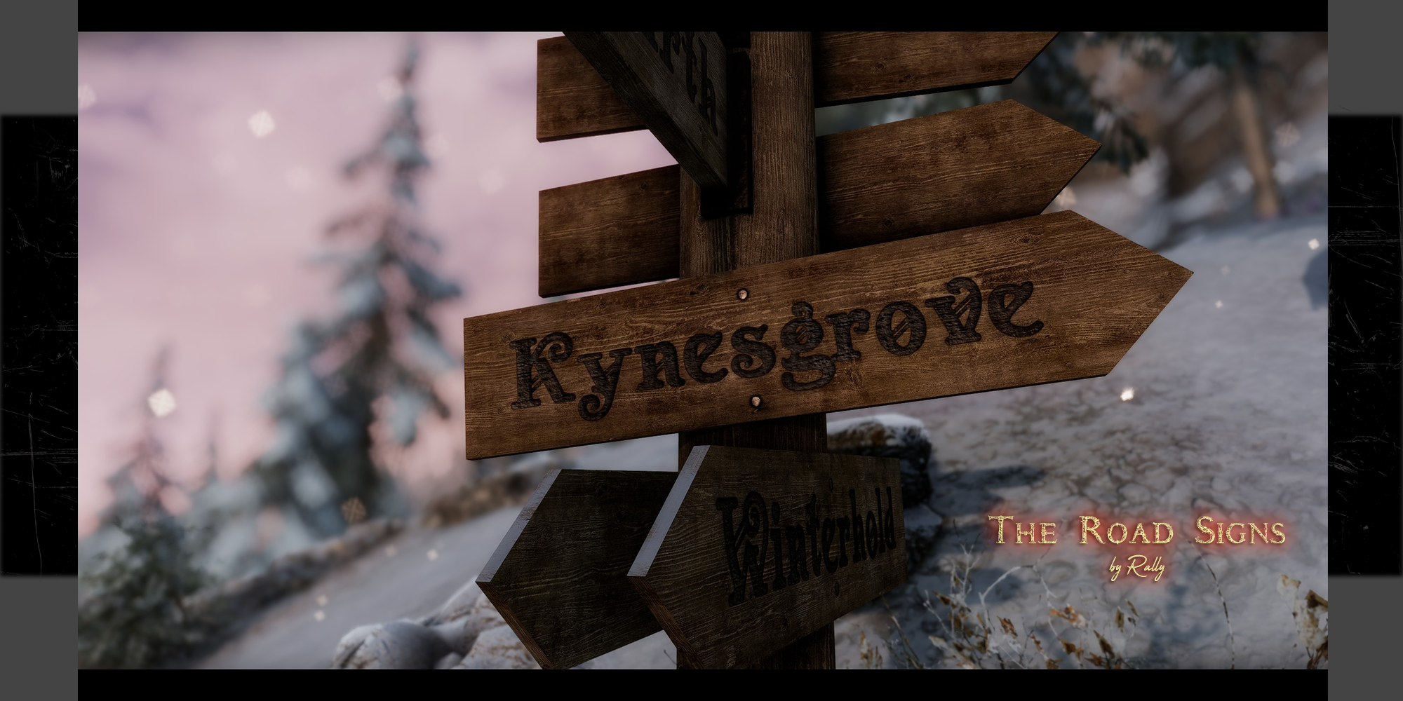 Rally's Road Signs - Reloaded at Skyrim Special Edition Nexus - Mods ...